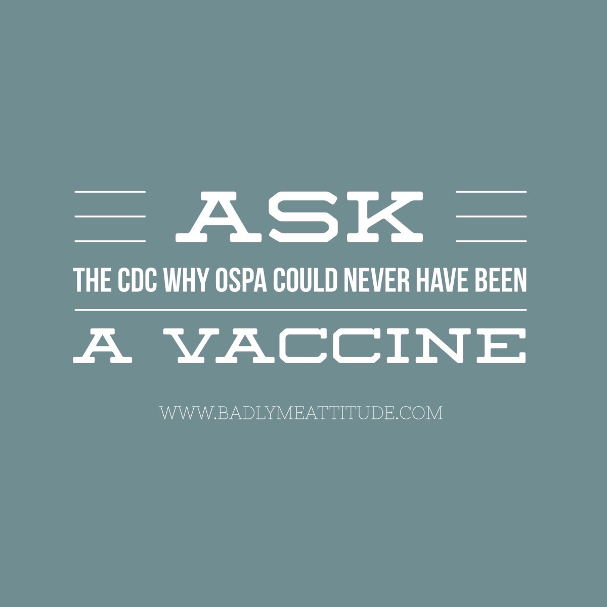 Why We Hate OspA: Shortest Explainer Ever