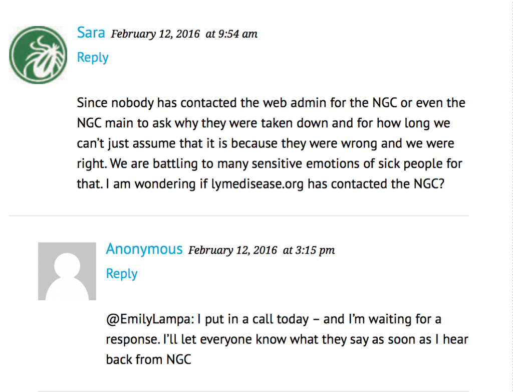 IDSA Lyme Guidelines Vanish